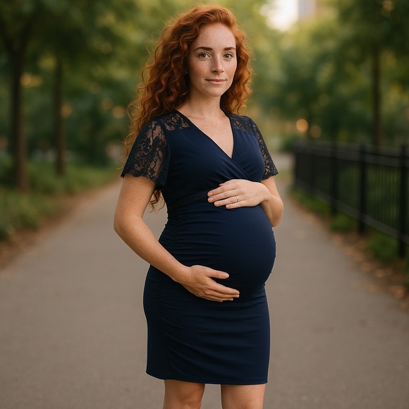 Kim + Kai maternity | Dresses | Nwt Kimi And Kai Kennedy Lace Accent ...